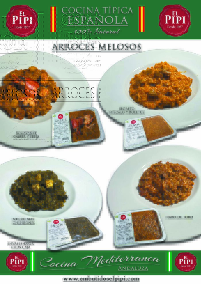 ARROZ NEGRO MAR MELOSO 450 - Embutidos El Pipi